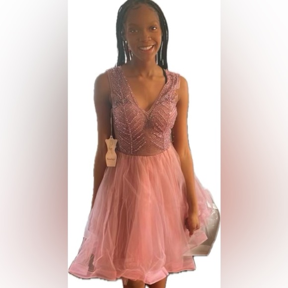 Neslay | Dresses | Formal Prom Dress Dusty Pink | Poshmark